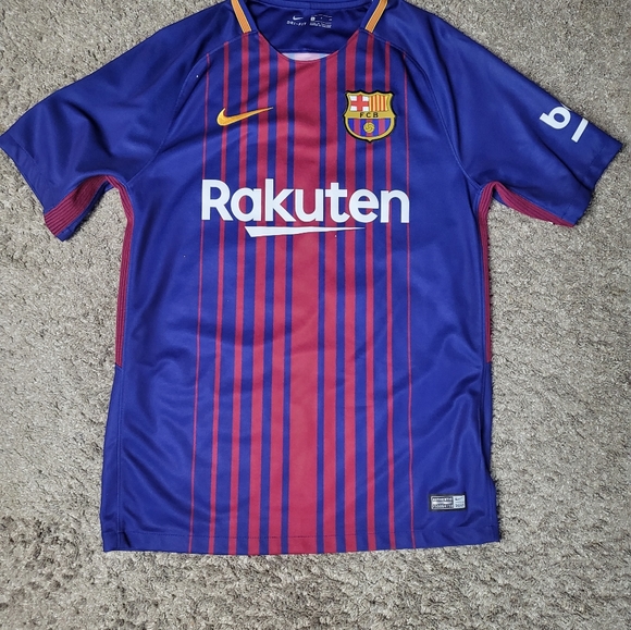Nike | Shirts | Youth Medium Leo Messi Barcelona Soccer Nike Rakuten ...
